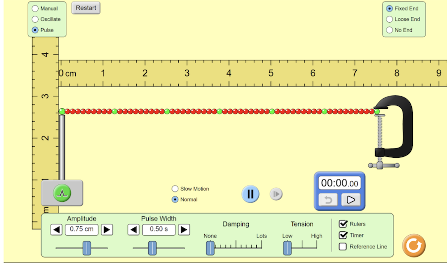 Solved Use the ruler to measure the length of the beaded | Chegg.com