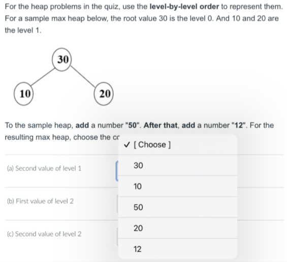 Solved For the 2-3 tree problems in the quiz, use the | Chegg.com