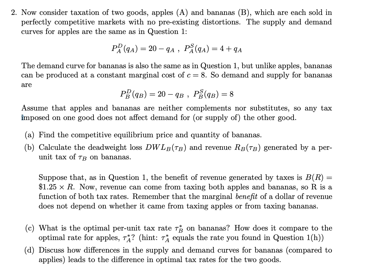 1. Assume that demand in a perfectly competitive | Chegg.com