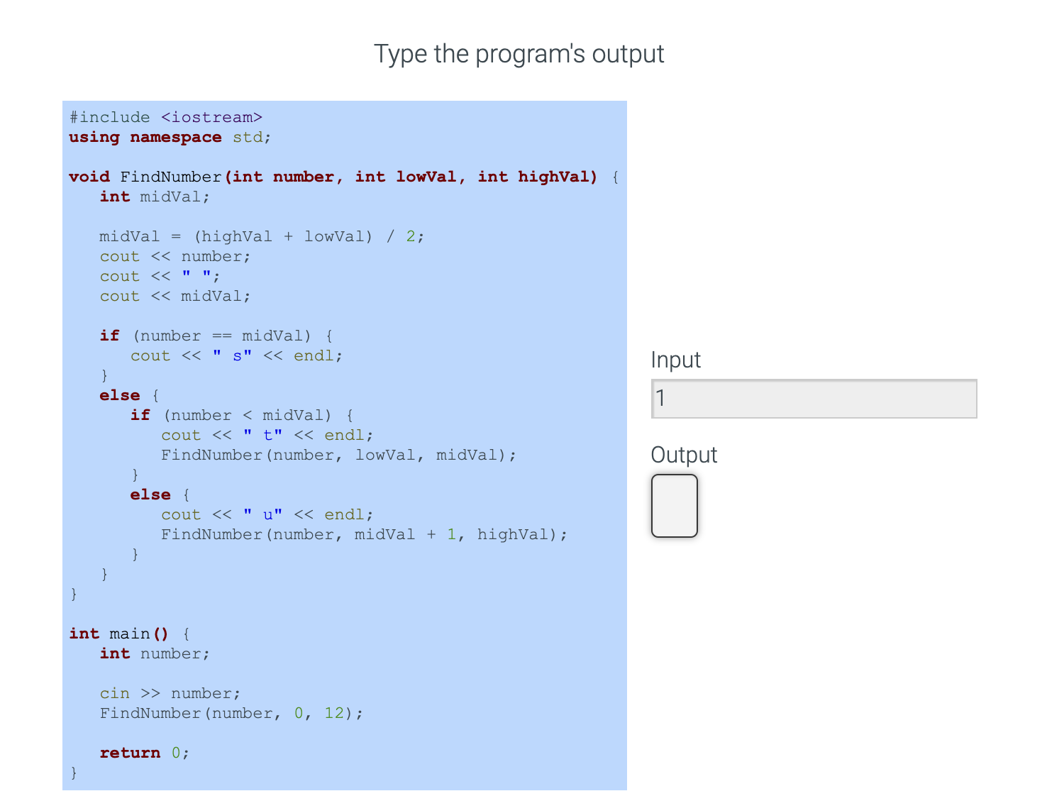 Solved Type the program's output #include using namespace | Chegg.com