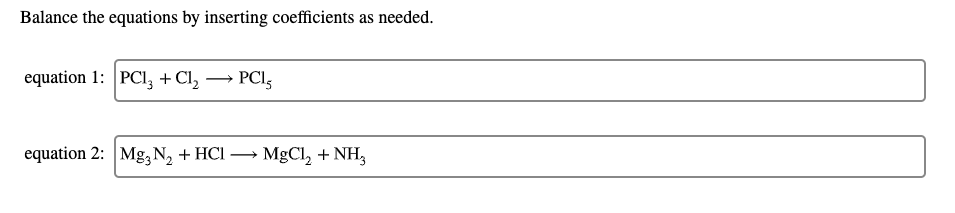 Solved A balanced reaction equation must have the same | Chegg.com