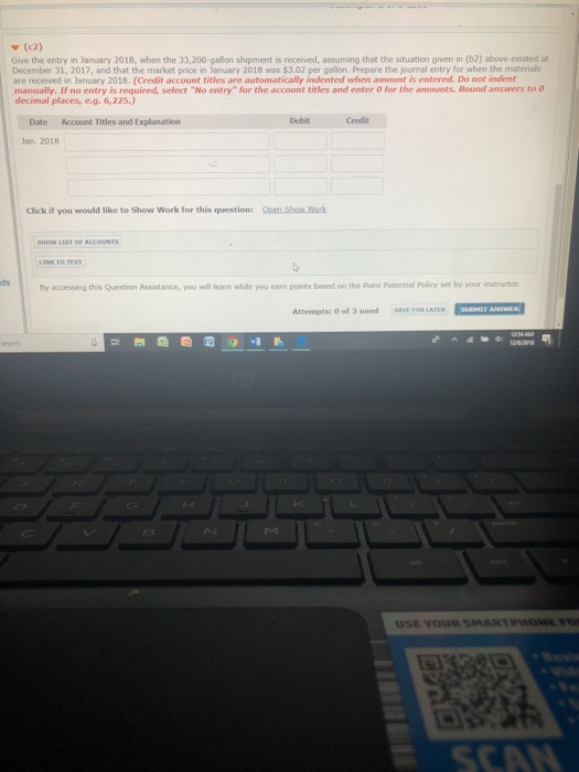 Solved Exercise 9-12 (Part Level Submission) At December 31, | Chegg.com