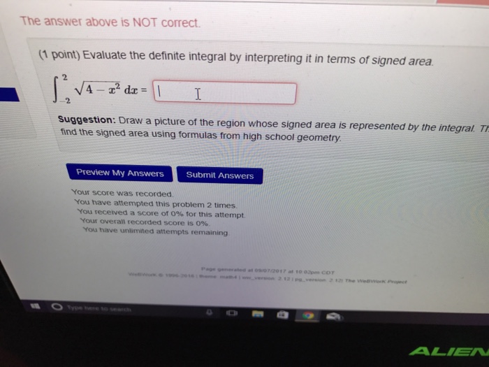 Solved Evaluate the definite integral by interpreting it in | Chegg.com