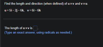 Solved Please find length and direction in format | Chegg.com