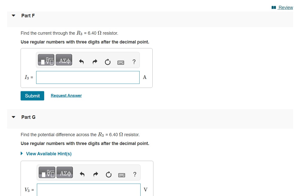 Solved Find the current through the R4=12.80Ω resistor. Use | Chegg.com