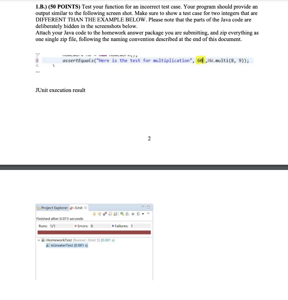 Solved Write a program in Java that multiplies two integers | Chegg.com