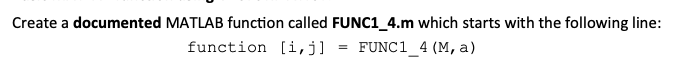 Solved (2) (a) Create a documented MATLAB script called | Chegg.com