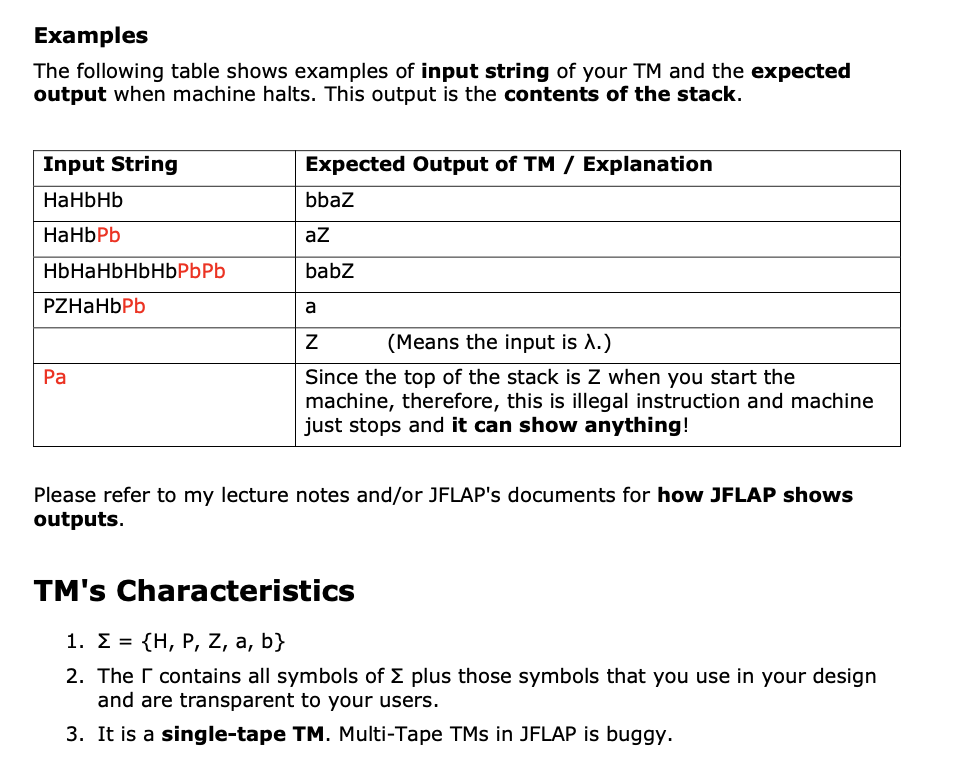 Solved Objective To design and implement a standard Turing | Chegg.com