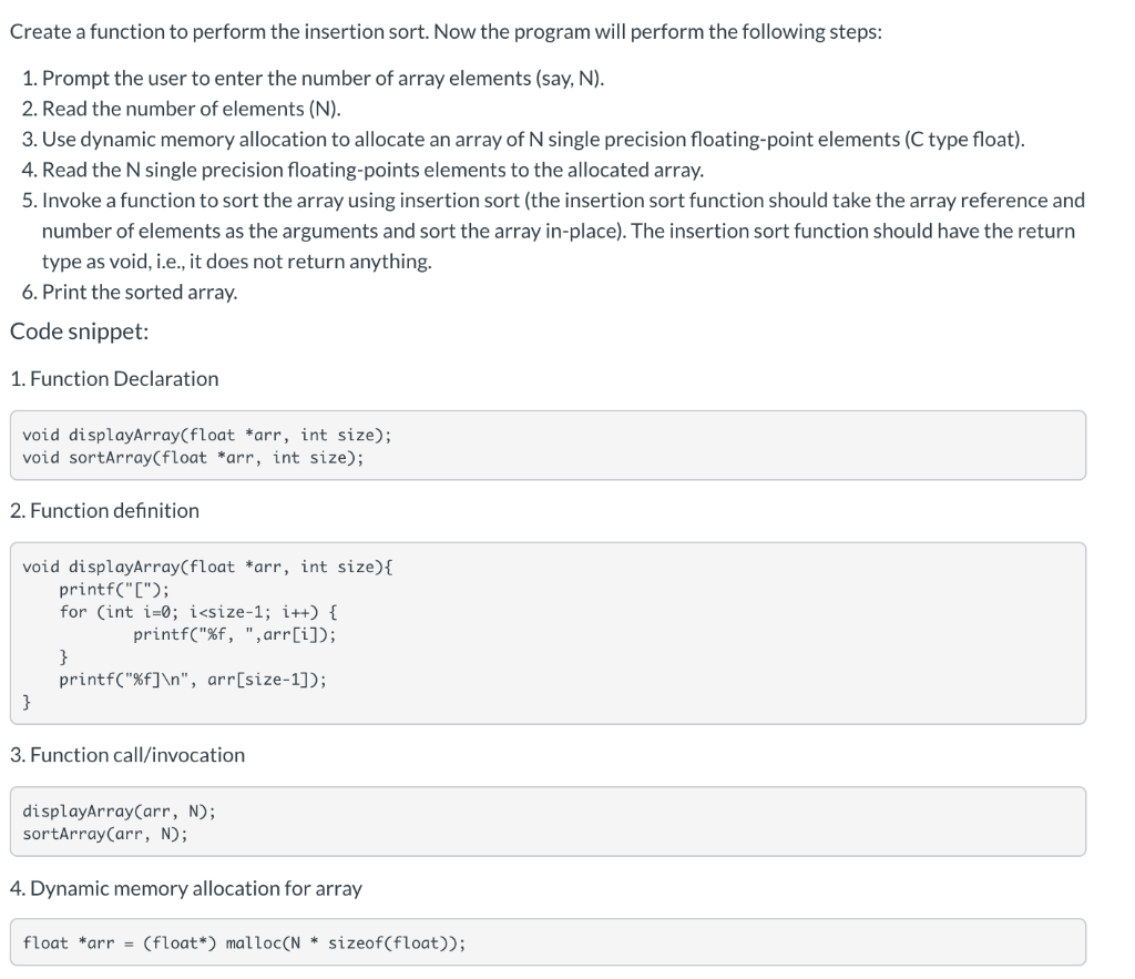 Solved Help in C programming: Please follow each | Chegg.com