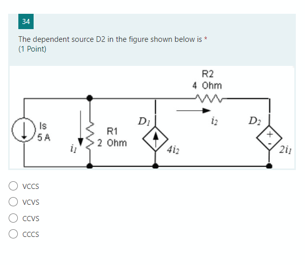 Solved 22 The independent current source is in the circuit | Chegg.com