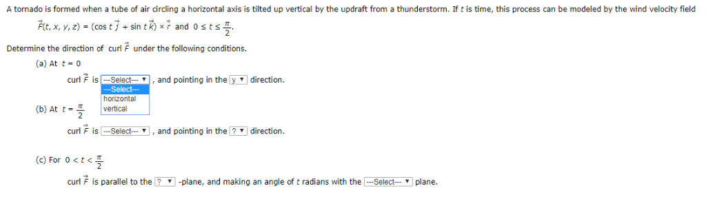 Solved A tornado is formed when a tube of air circling a | Chegg.com