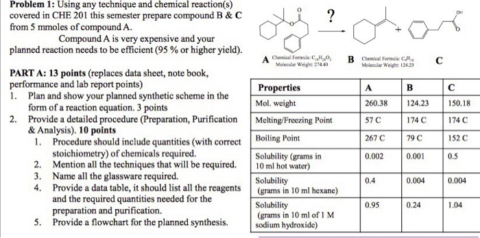Solved Problem 1: Using any technique and chemical | Chegg.com