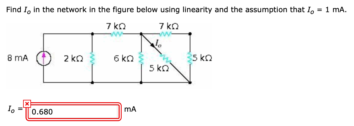 Solved Find Io in the network in the figure below using | Chegg.com