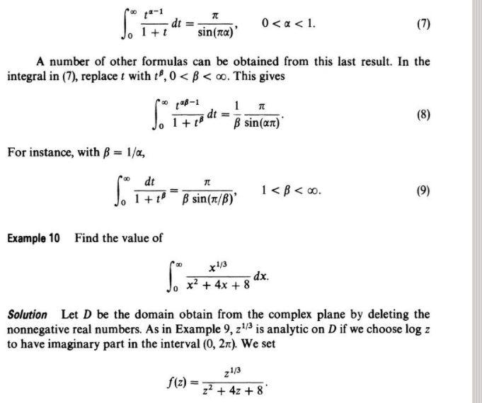 Solved TE Use the “keyhole" contour in Figure 2.17 in the | Chegg.com