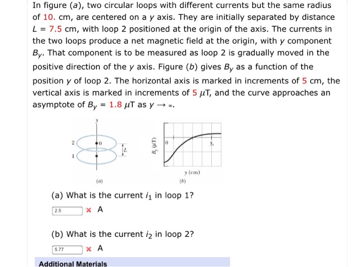 Solved In figure (a), two circular loops with different | Chegg.com