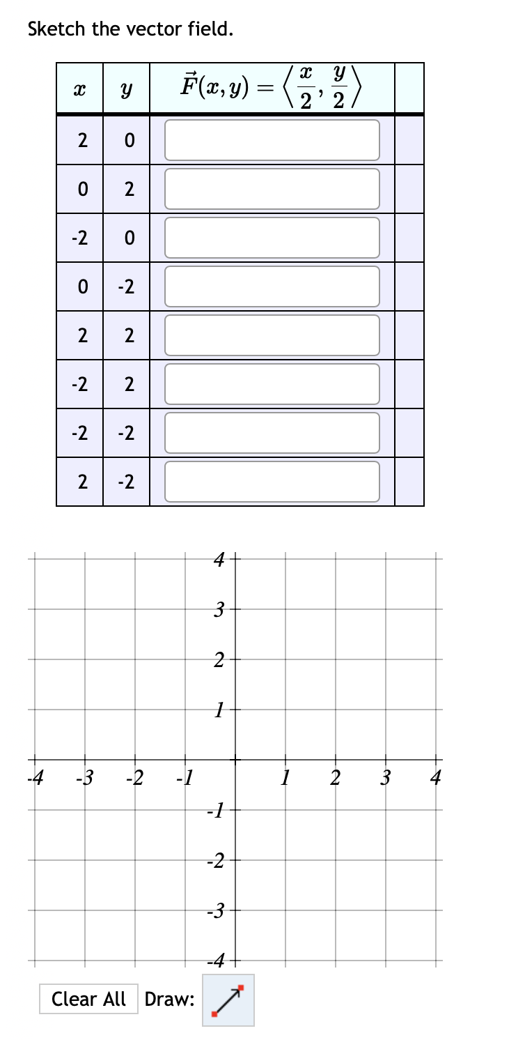 Solved Sketch the vector field. | Chegg.com
