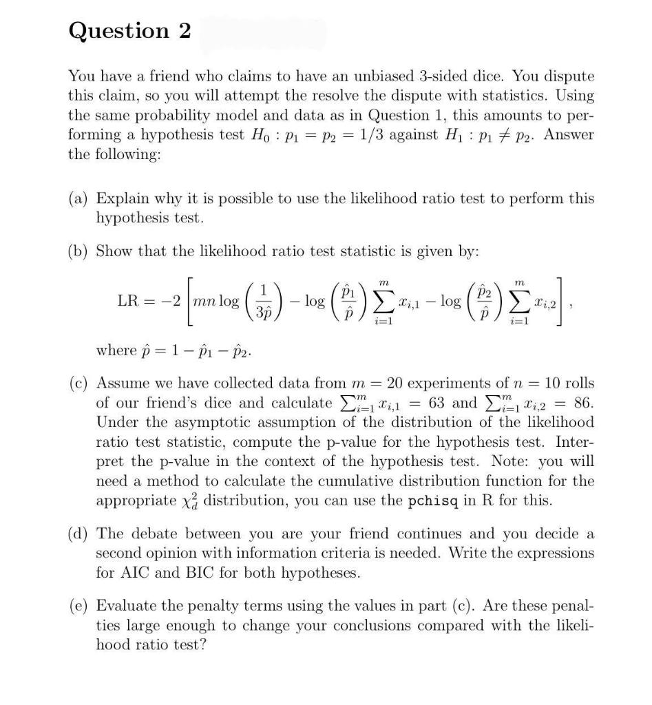 I WOULD LIKE TO ASK QUESTION 2 It is the | Chegg.com