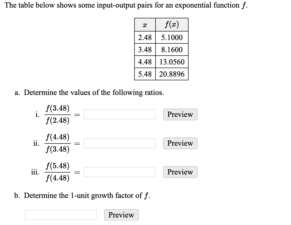 Solved The table below shows some input-output pairs for an | Chegg.com