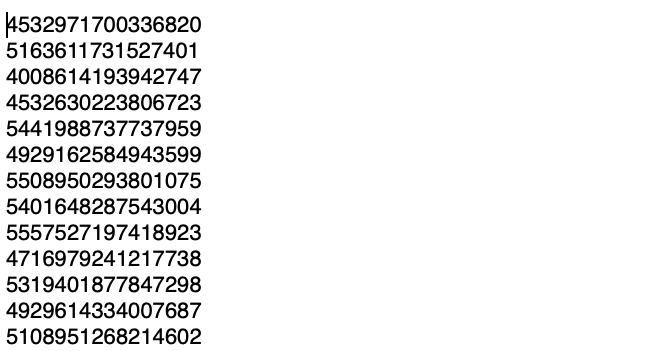 Solved Programming Assignment The Luhn Algorithm Is A