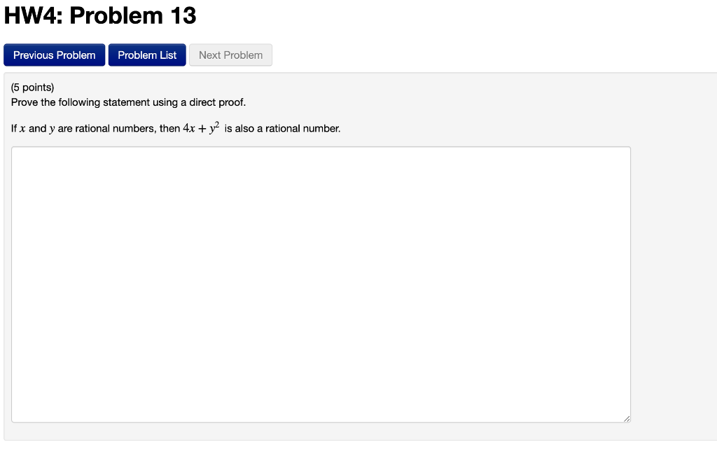 Solved HW4: Problem 13 Previous Problem Problem List Next | Chegg.com Solved HW4: Problem 13 Previous Problem Problem List Next | Chegg.com