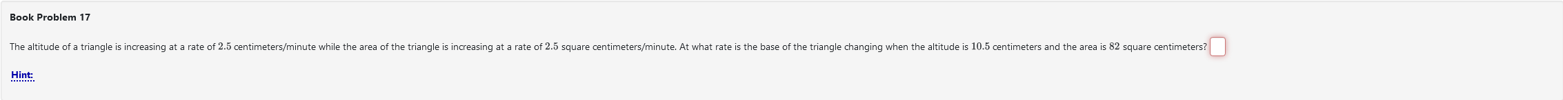 Solved Book Problem 17 Hint: | Chegg.com