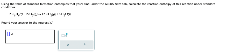 Solved Using the table of standard formation enthalpies that | Chegg.com