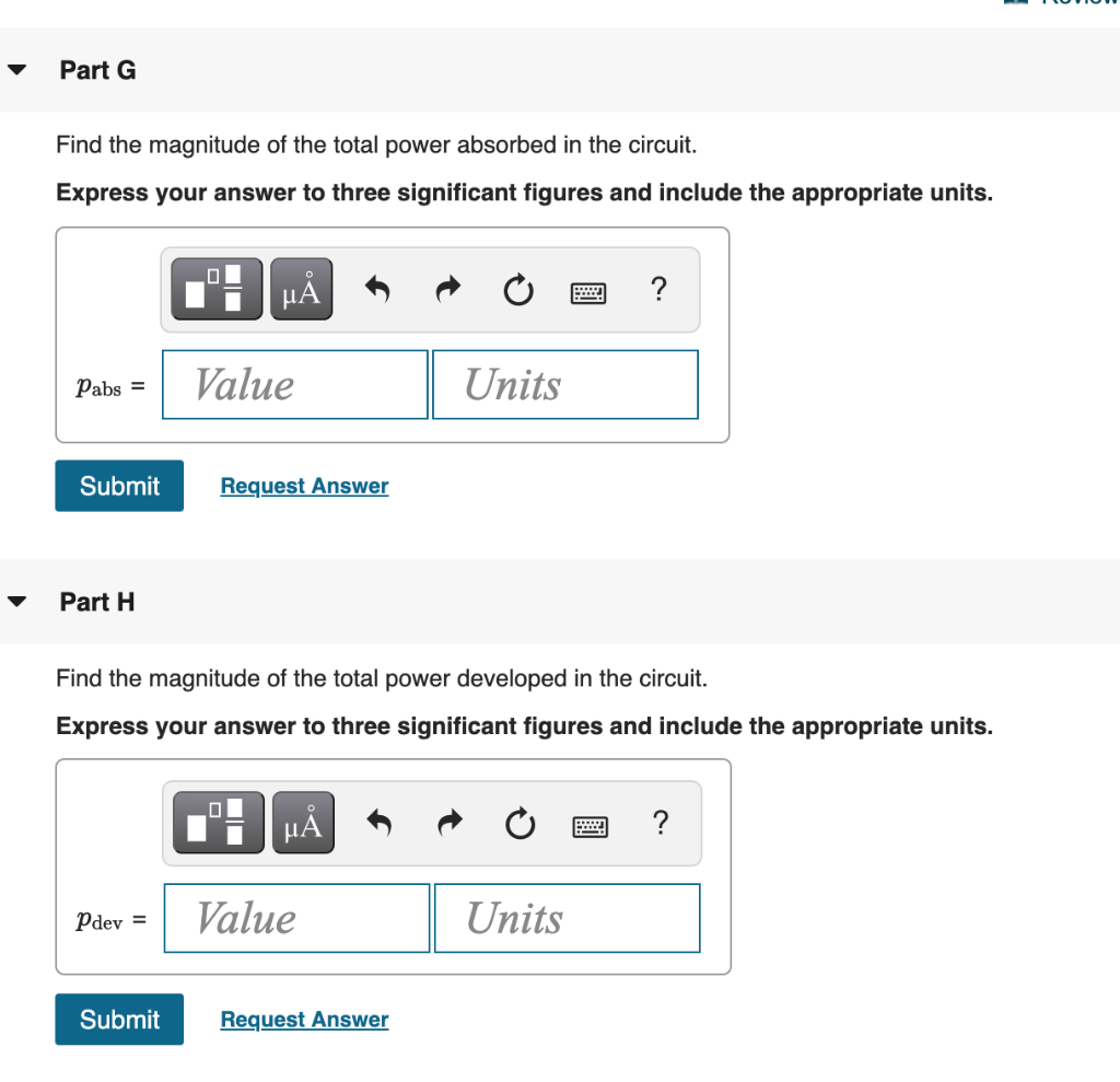 Solved Review Constants Use the mesh-current method to find | Chegg.com
