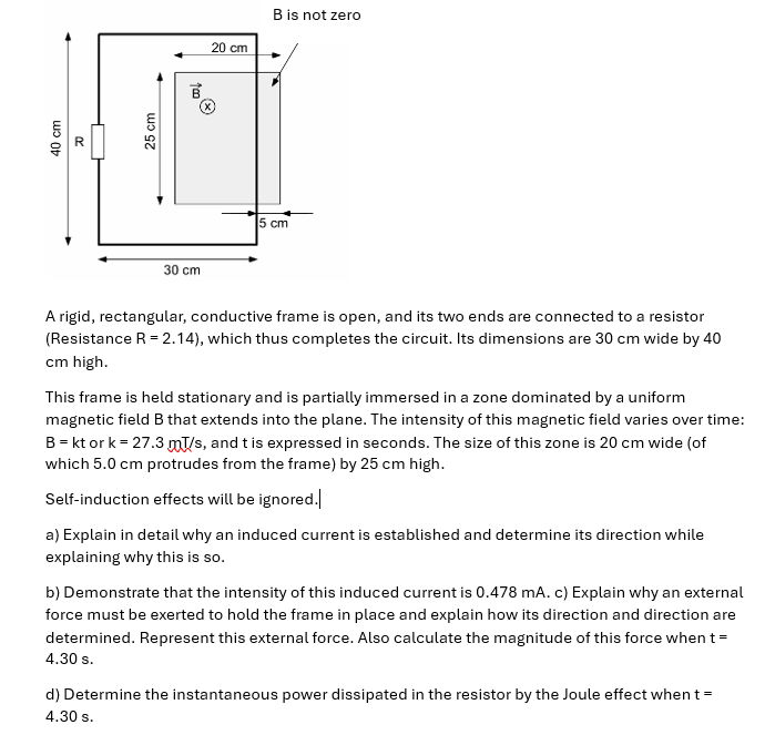 Solved Advanced Physics - ﻿Electromagetic Induction Please | Chegg.com