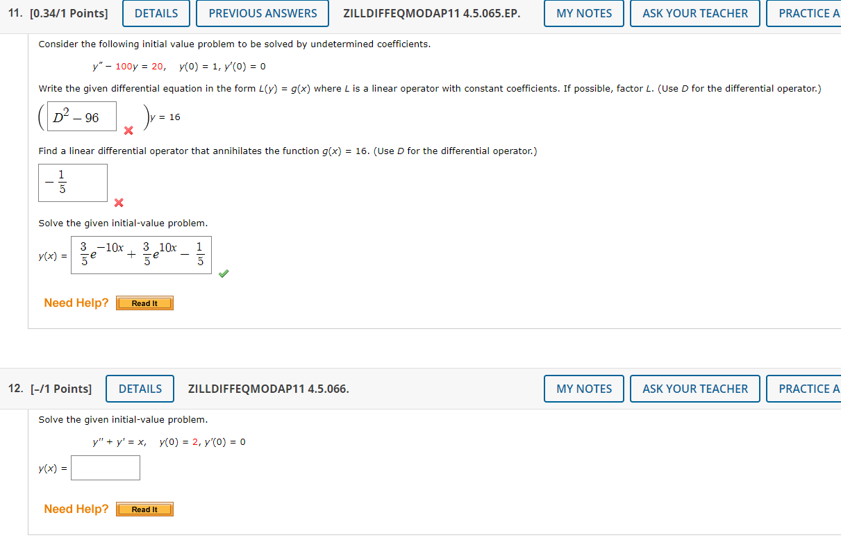 Solved Consider The Following Initial Value Problem To Be