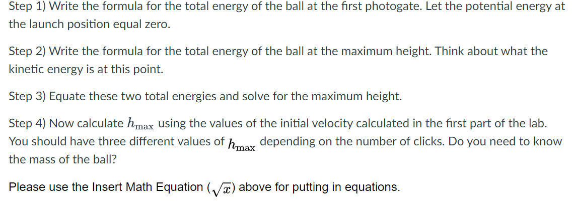 Step 1) Write the formula for the total energy of the | Chegg.com