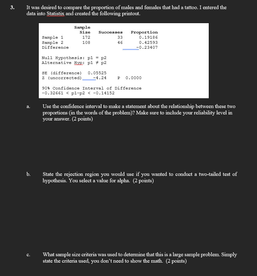Solved Directions: Fill in the answer to the questions posed | Chegg.com