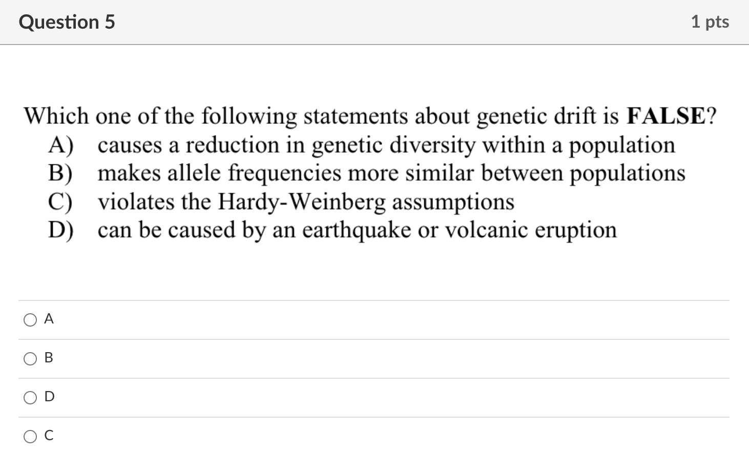 Solved Question 5 1 pts Which one of the following | Chegg.com Solved Question 5 1 pts Which one of the following | Chegg.com
