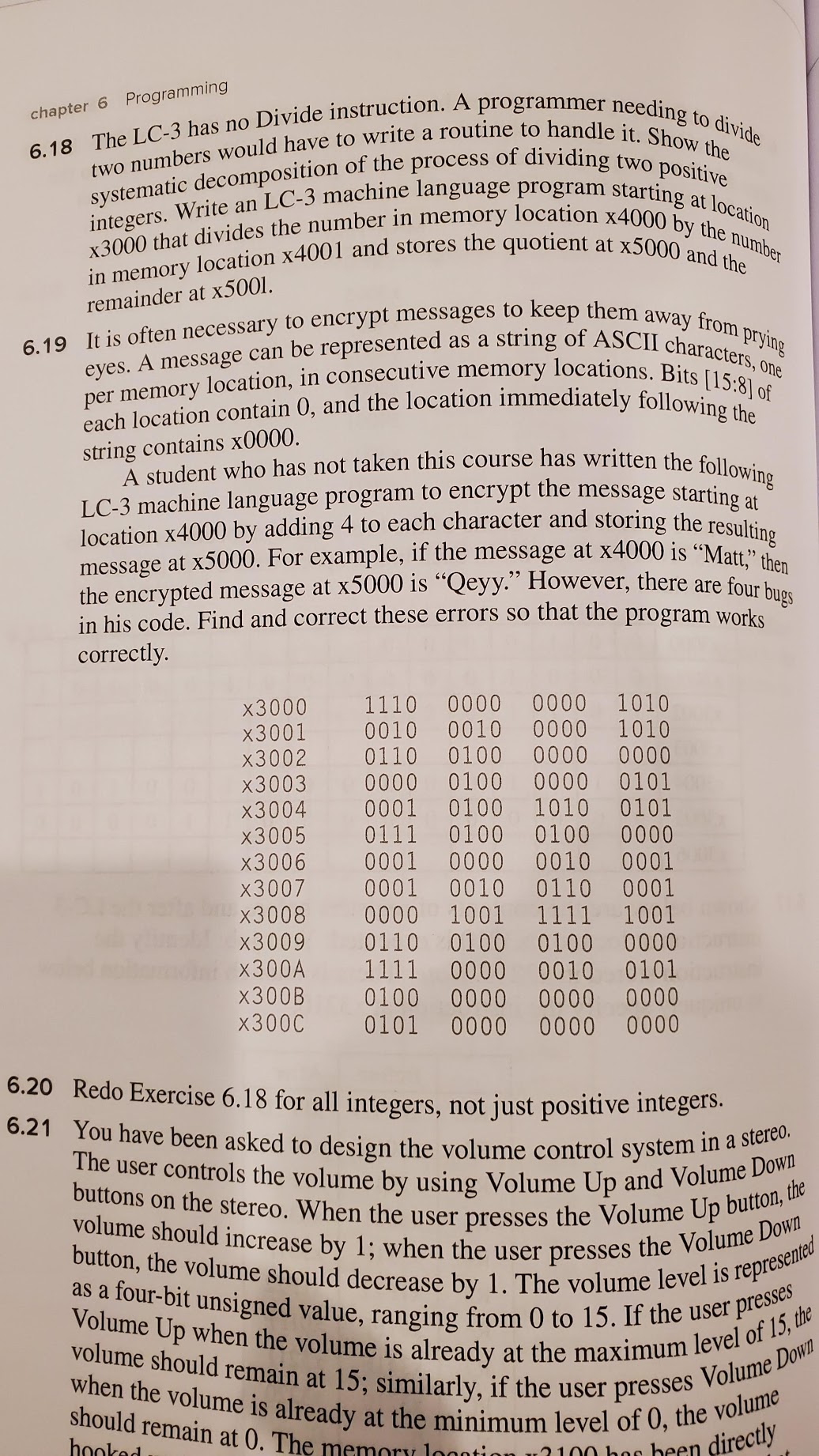 Solved 6.19 It is often necessary to encrypt messages to | Chegg.com