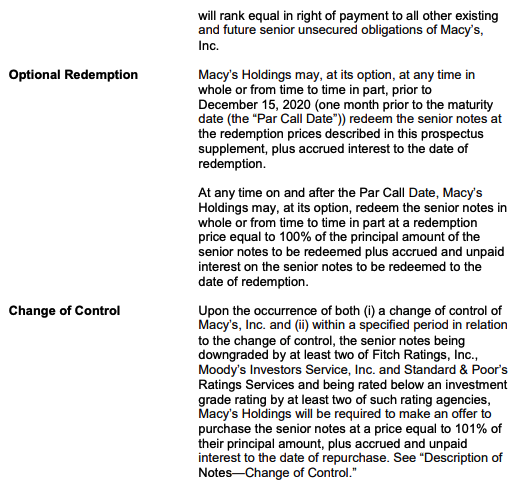 Case 1 Debt Footnote Macy's The purpose of this case | Chegg.com
