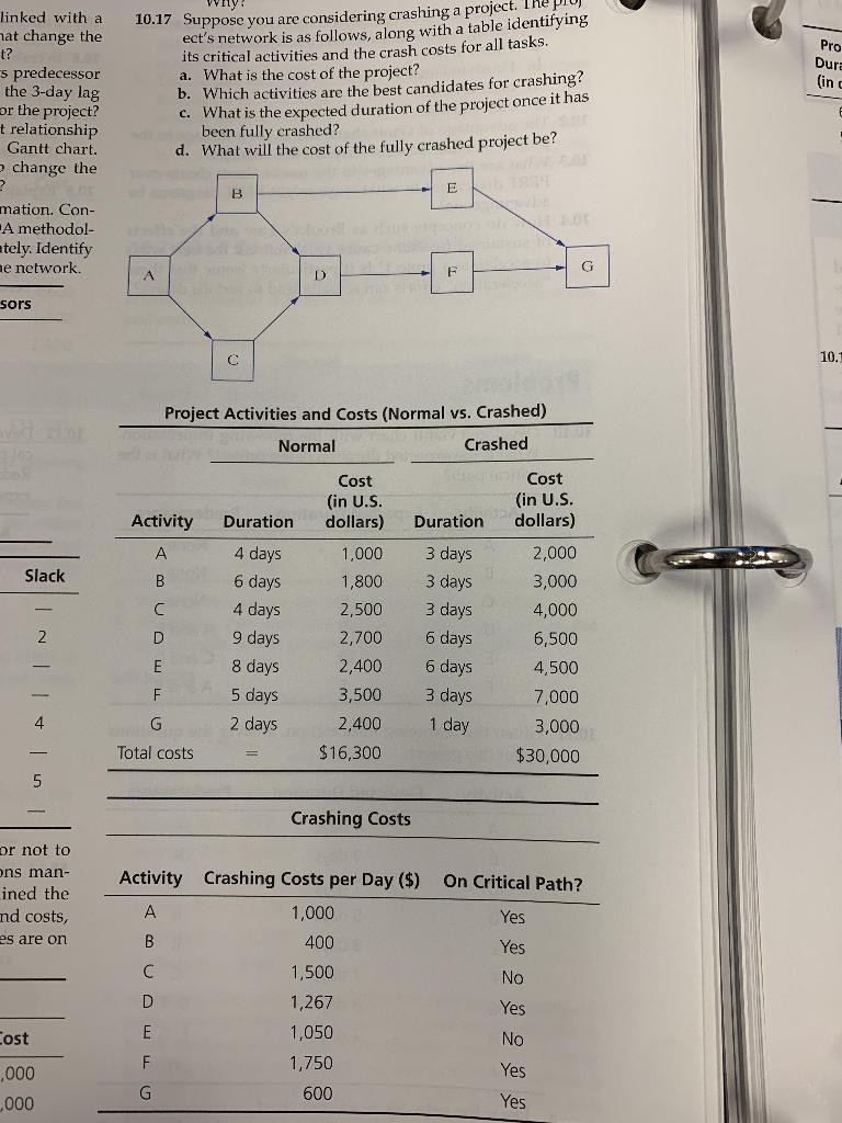 Solved linked with a 10.17 Suppose you are considering | Chegg.com