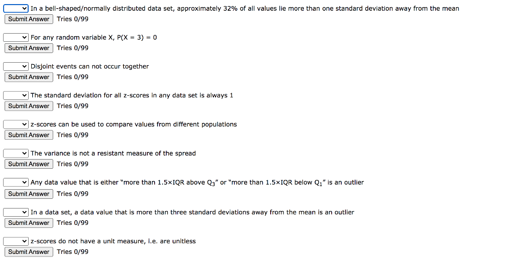 Solved In a bell-shaped/normally distributed data set, | Chegg.com
