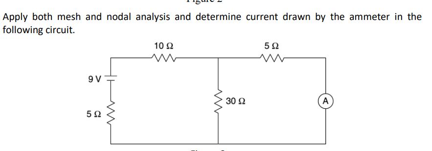 Solved Apply both mesh and nodal analysis and determine | Chegg.com