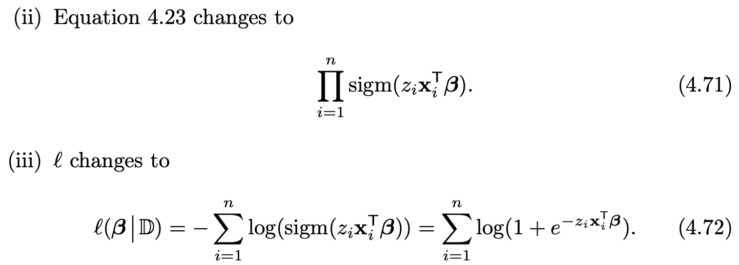 In our original formulation of logistic regression, | Chegg.com