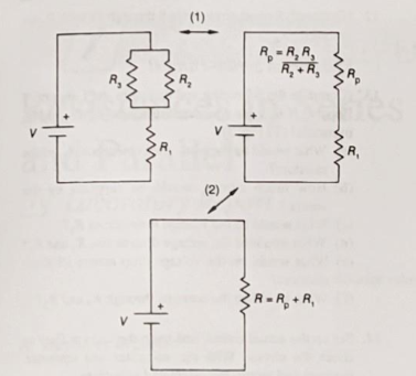 Solved (1) R-R,R R₂ + R, mm V v (2) R-R+R V R2 TI Example | Chegg.com