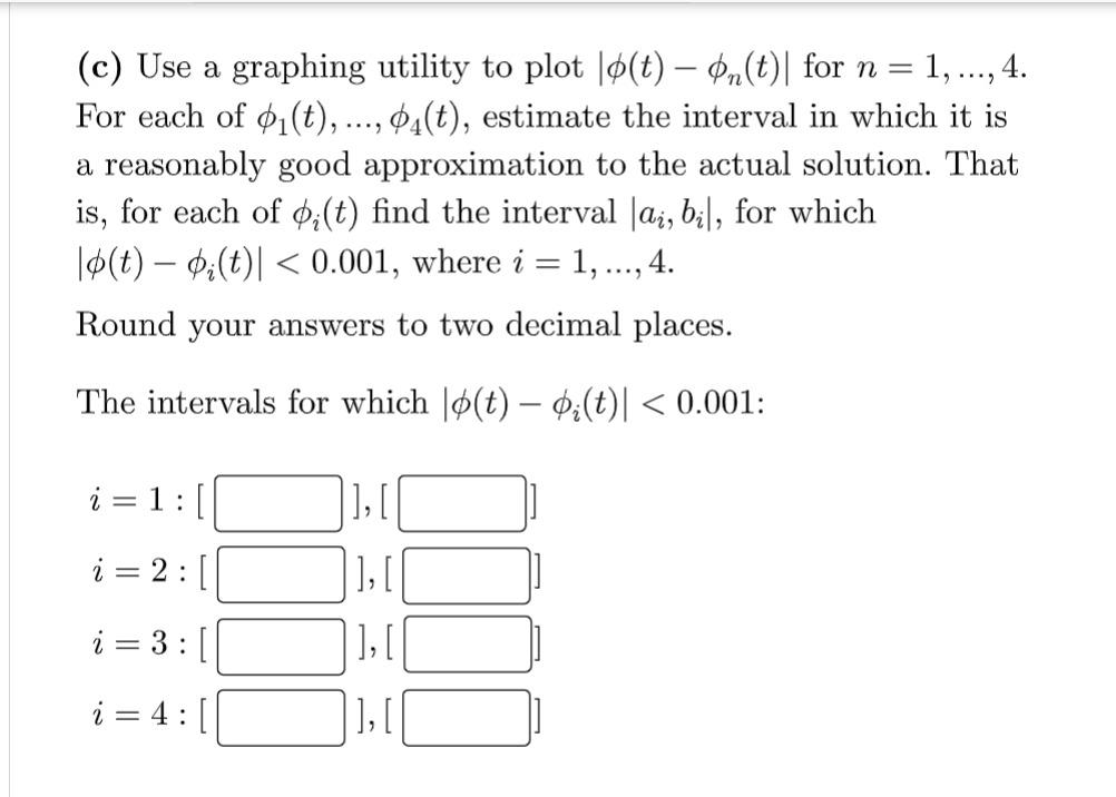 Solved Use the method of successive approximations to solve | Chegg.com
