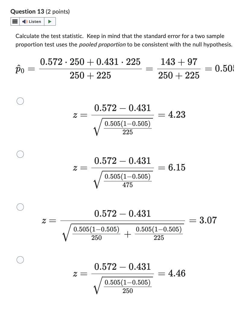 Solved The researchers do a hypothesis test at the 5% | Chegg.com