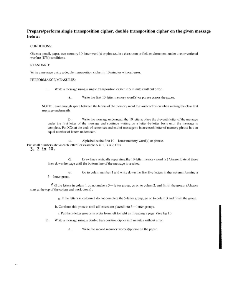 Please read the attached pdf (SpecialForcesCode.pdf) | Chegg.com