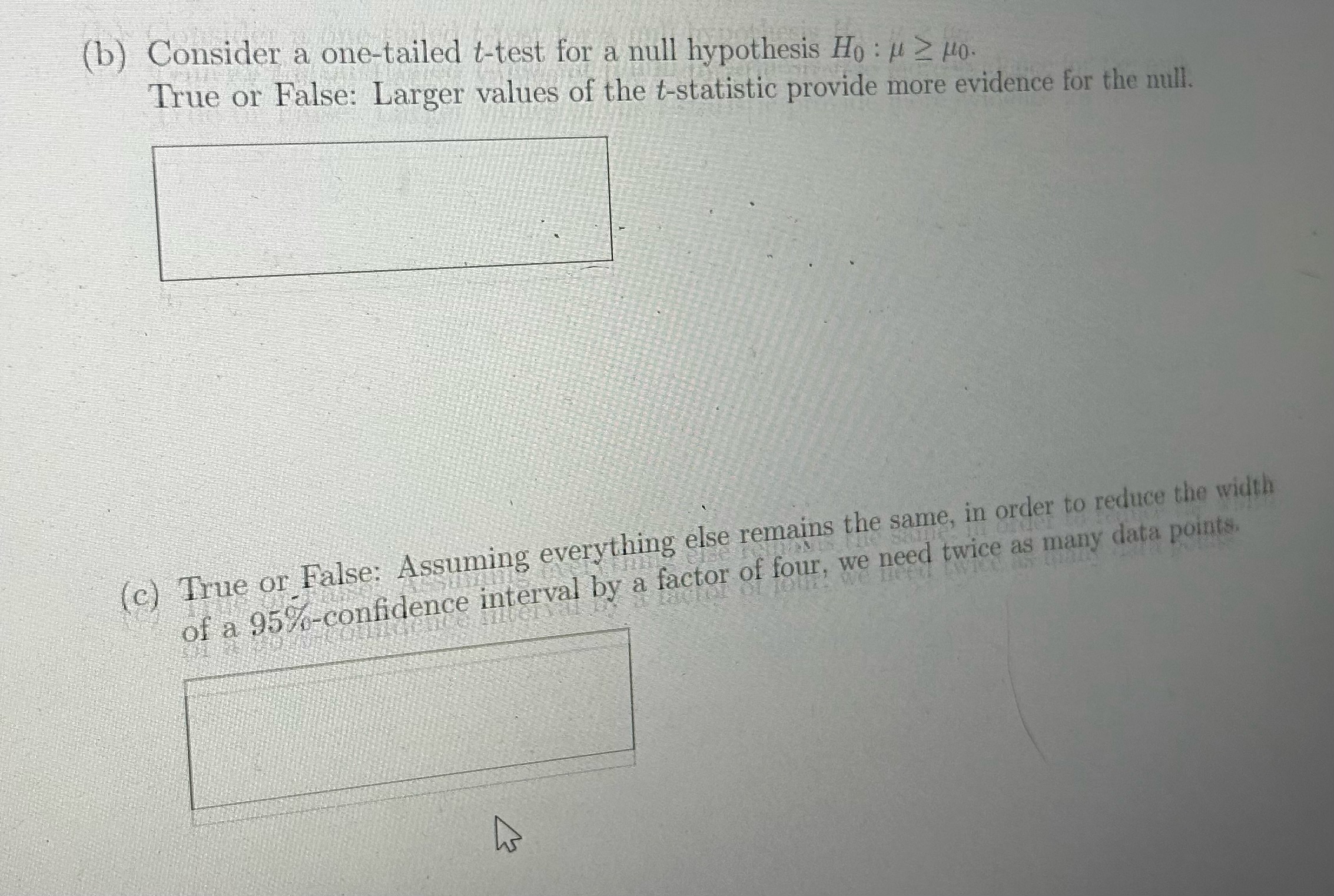 Solved Answer all of the following true-false questions. To | Chegg.com
