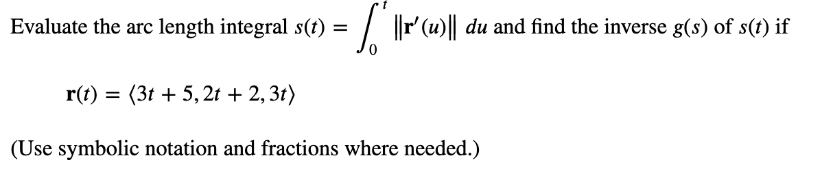 Solved Find the speed over the path r(t)=(:2t+6,4t+5,7t-7:) | Chegg.com