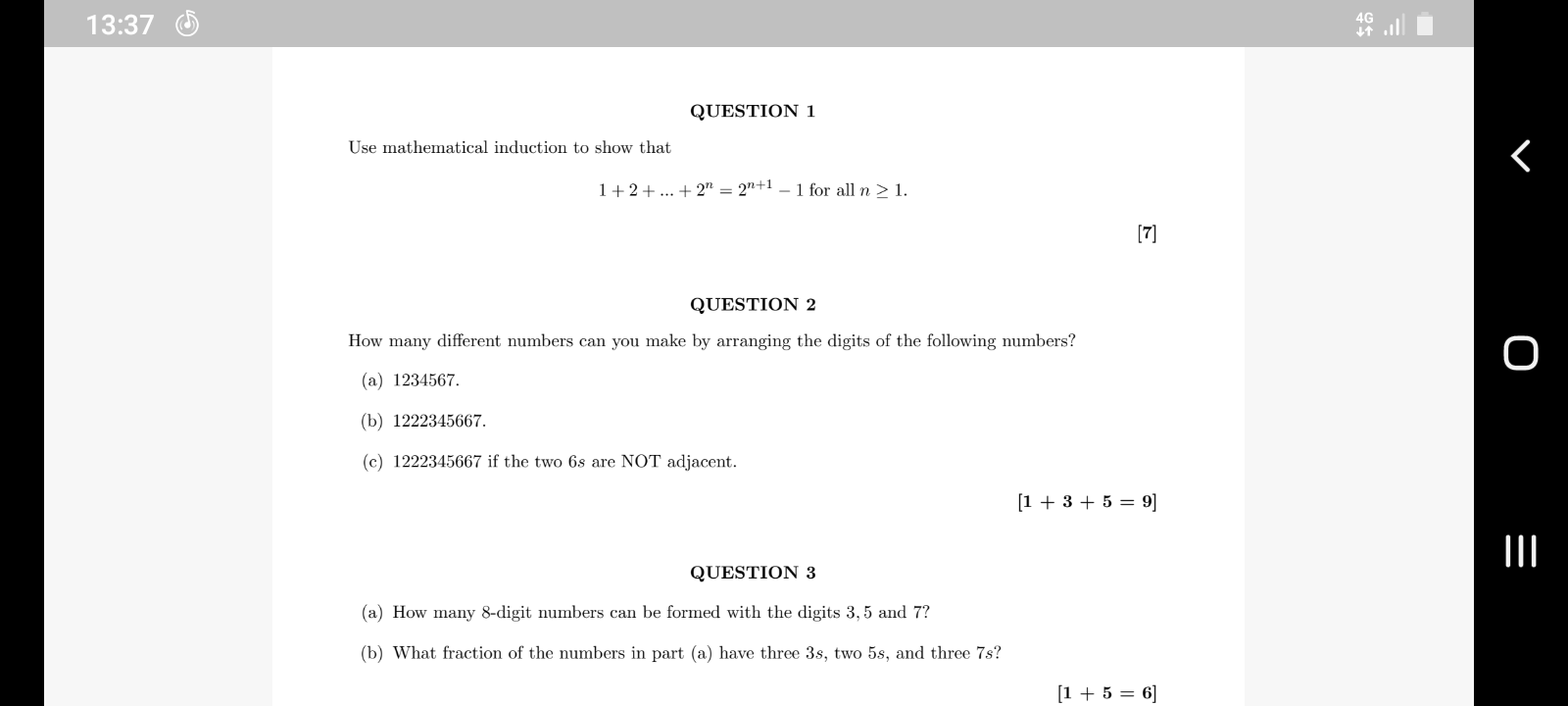Solved Use mathematical induction to show that | Chegg.com