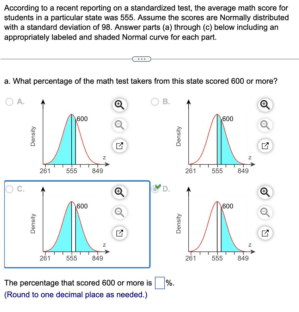 [Solved]: According to a recent reporting on a standardized
