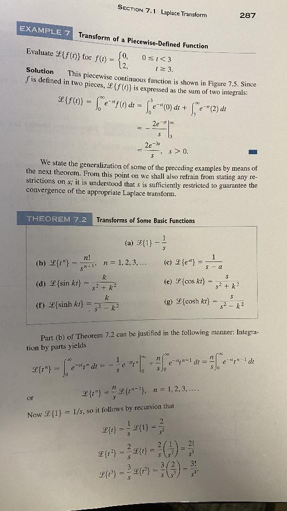 Solved 4) Using theorem 7.7, theorem 7.2, and translation | Chegg.com