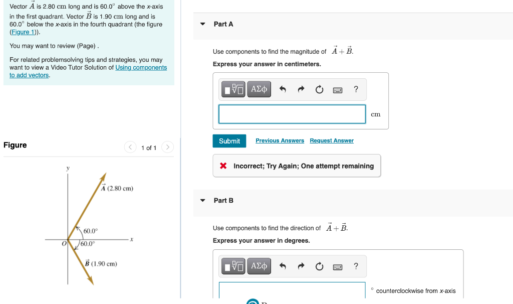 Solved Sketch the vector addition C = A+B. Draw the vector | Chegg.com