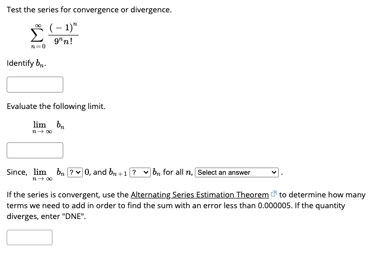 Solved (a) What is an alternating series? An alternating | Chegg.com