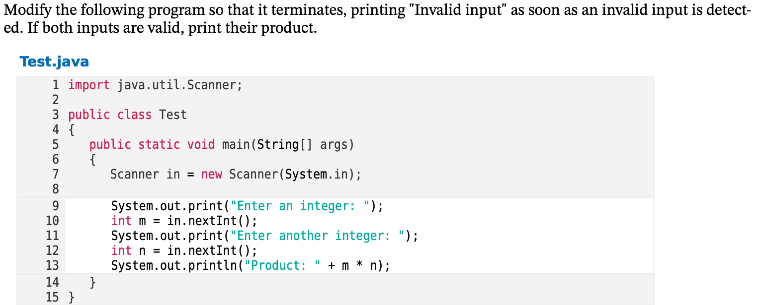 Solved Modify the following program so that it terminates, | Chegg.com